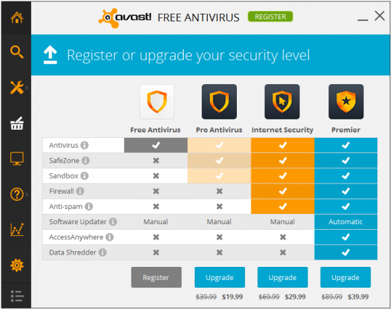 Update van antivirus avast! nu gratis beschikbaar - Softonic