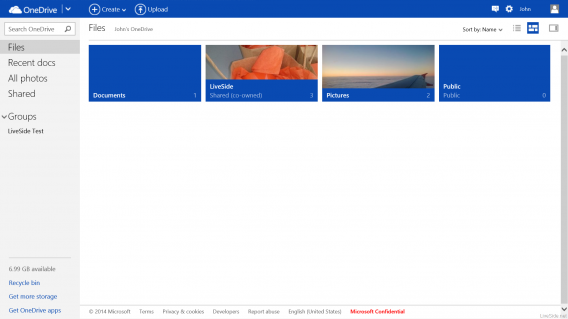 Eerste afbeeldingen van Microsoft OneDrive gelekt - Softonic