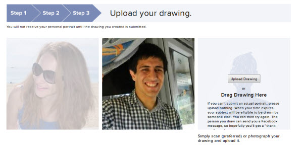 Selfless Portraits: sua foto do Facebook desenhada por um desconhecido ...