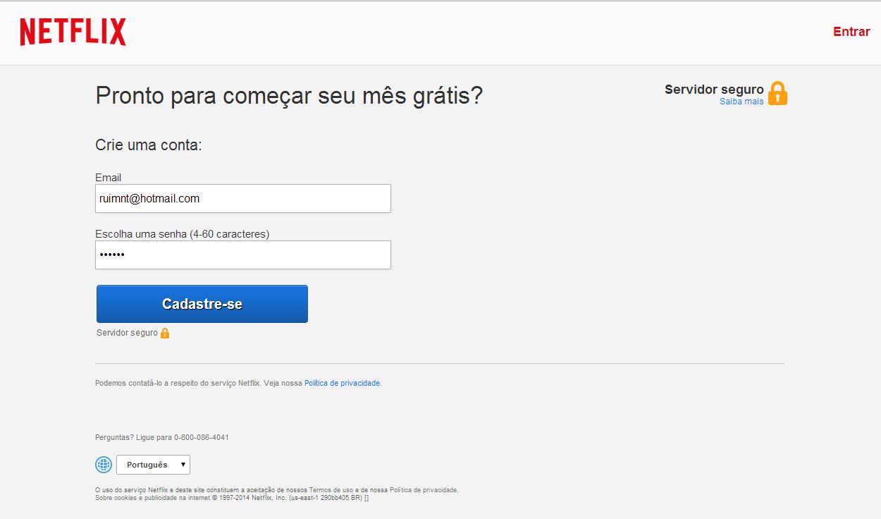 Especial Netflix: como criar uma conta no site de streaming de filmes e ...