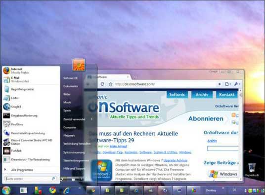 Windows 7-Design für XP und Vista: Themes, Wallpaper und Icons - Softonic