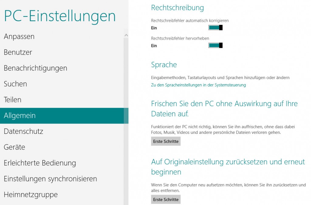 Windows 8 Guide: Das neue Windows 8 Control Panel - Softonic