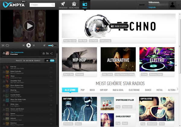 Musik-Streaming auf Deutsch – So funktioniert Ampya - Softonic