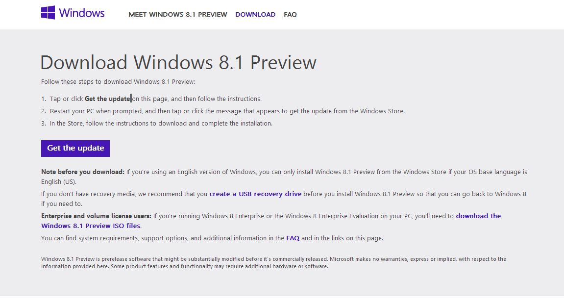 Windows 8.1 Preview: So installiert man das Windows 8-Update - Softonic