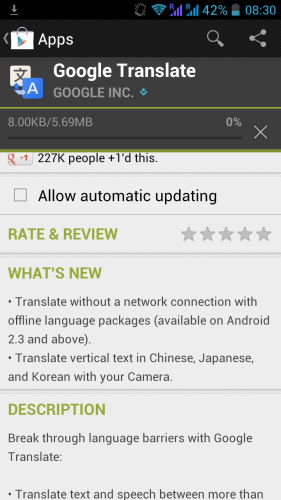 Google Traduction: la traduction hors-ligne débarque sur Android - Softonic