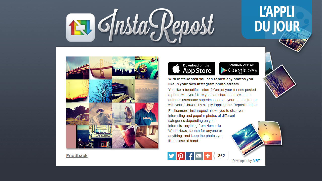 L’appli du jour: comment publier les photos d’autres utilisateurs sur ...