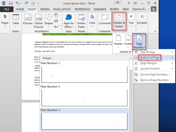Astuce Office: la numérotation des pages sous Word, comment ça marche ...